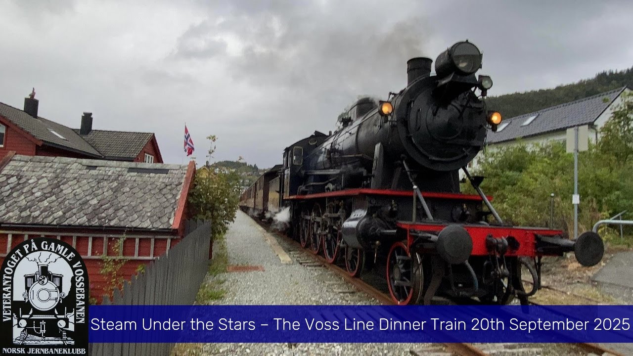 Steam Under the Stars – The Voss Line Dinner Train 20th September 2025 ...