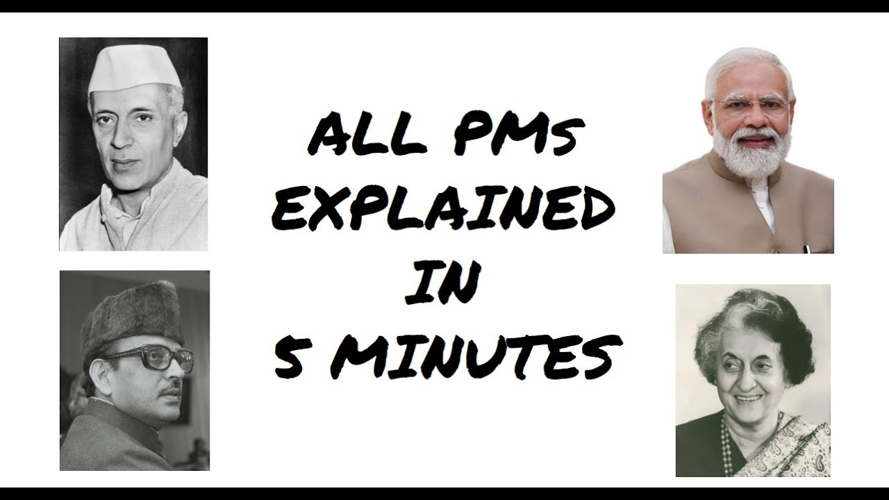 All PMs of India Explained - YouTube
