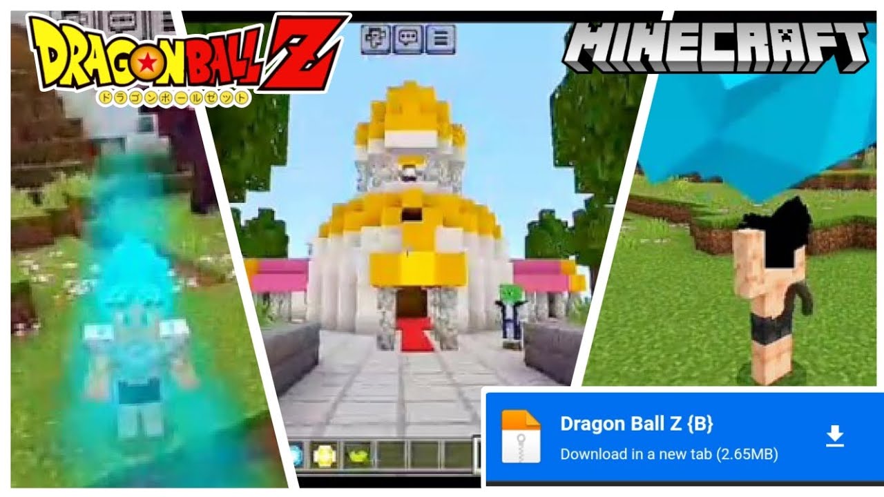 Dragonball Z Mod/addon For Minecraft Pe|MCPE| 1.21+ - YouTube