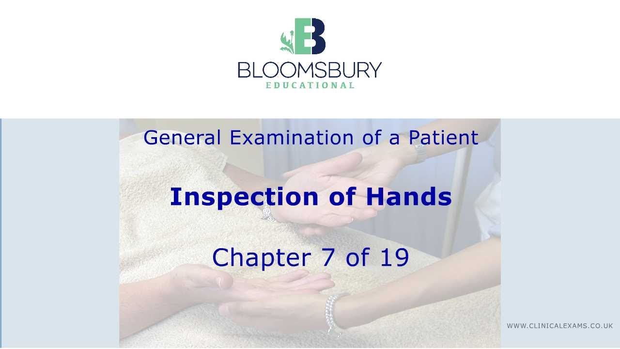Inspection of hands (7) General examination of patient - YouTube