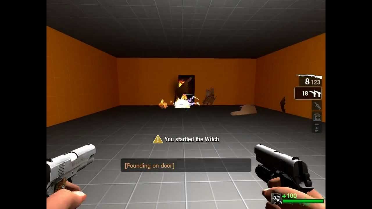 Left 4 Dead Witch Hunter Training Map - YouTube