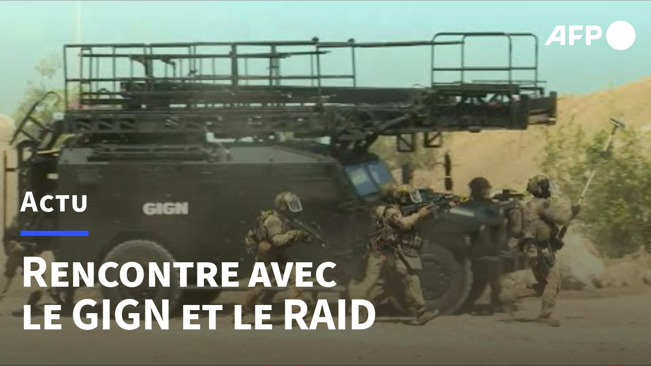 Le GIGN et le RAID à l'assaut du salon de la sécurité Eurosatory | AFP ...