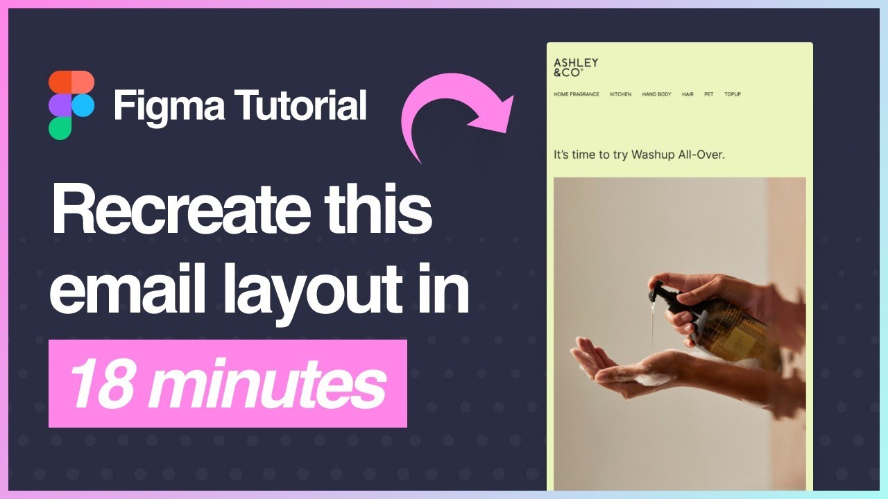 Figma Tutorial: Design an Ashley & Co email template using Emailify - YouTube
