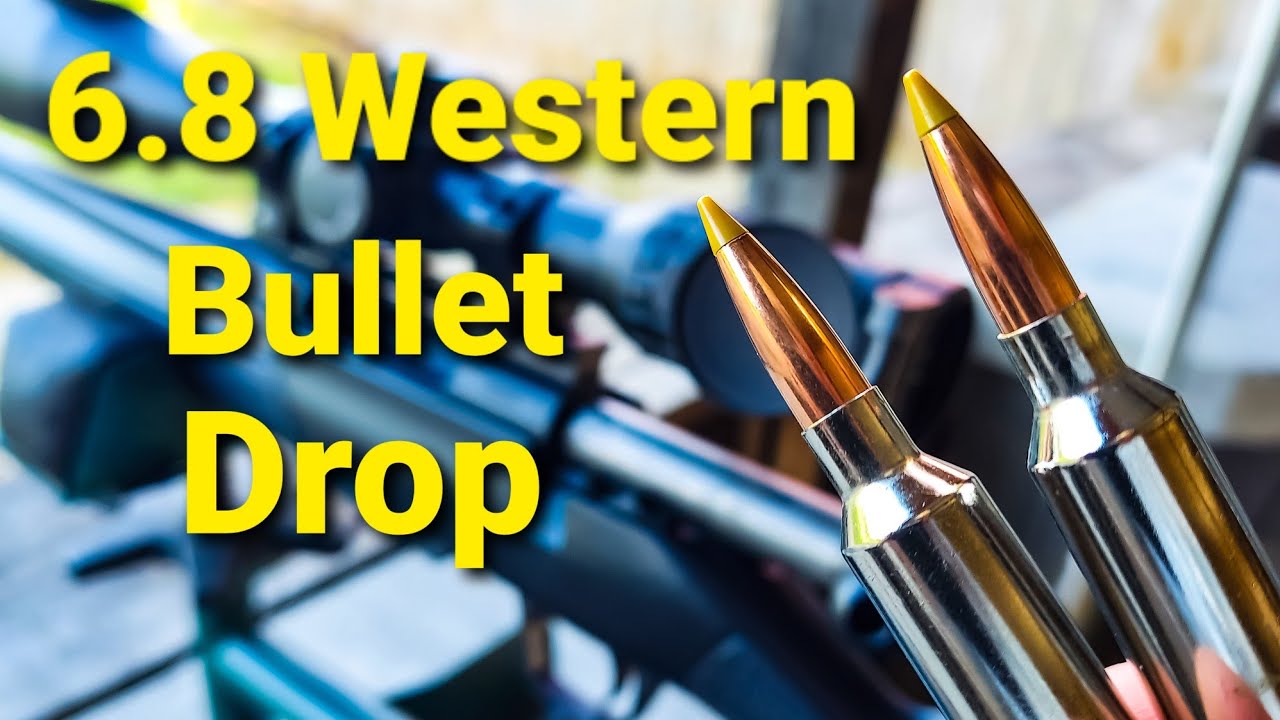 6.8 Western Bullet Drop - Demonstrated and Explained - YouTube