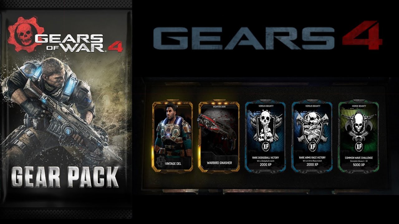 Gear Packs [Gears of War 4] - YouTube
