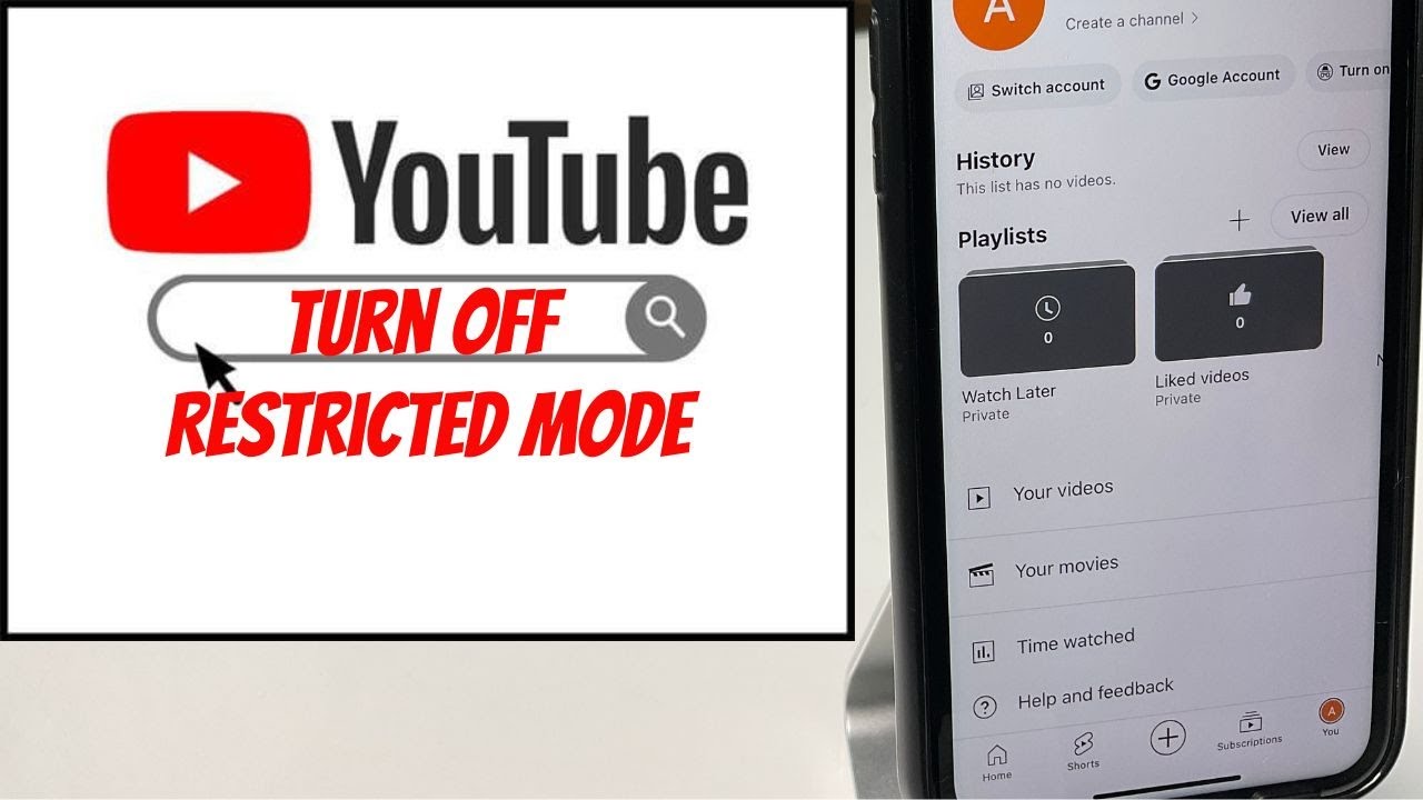 YouTube Restricted Mode - How to Turn Off - YouTube