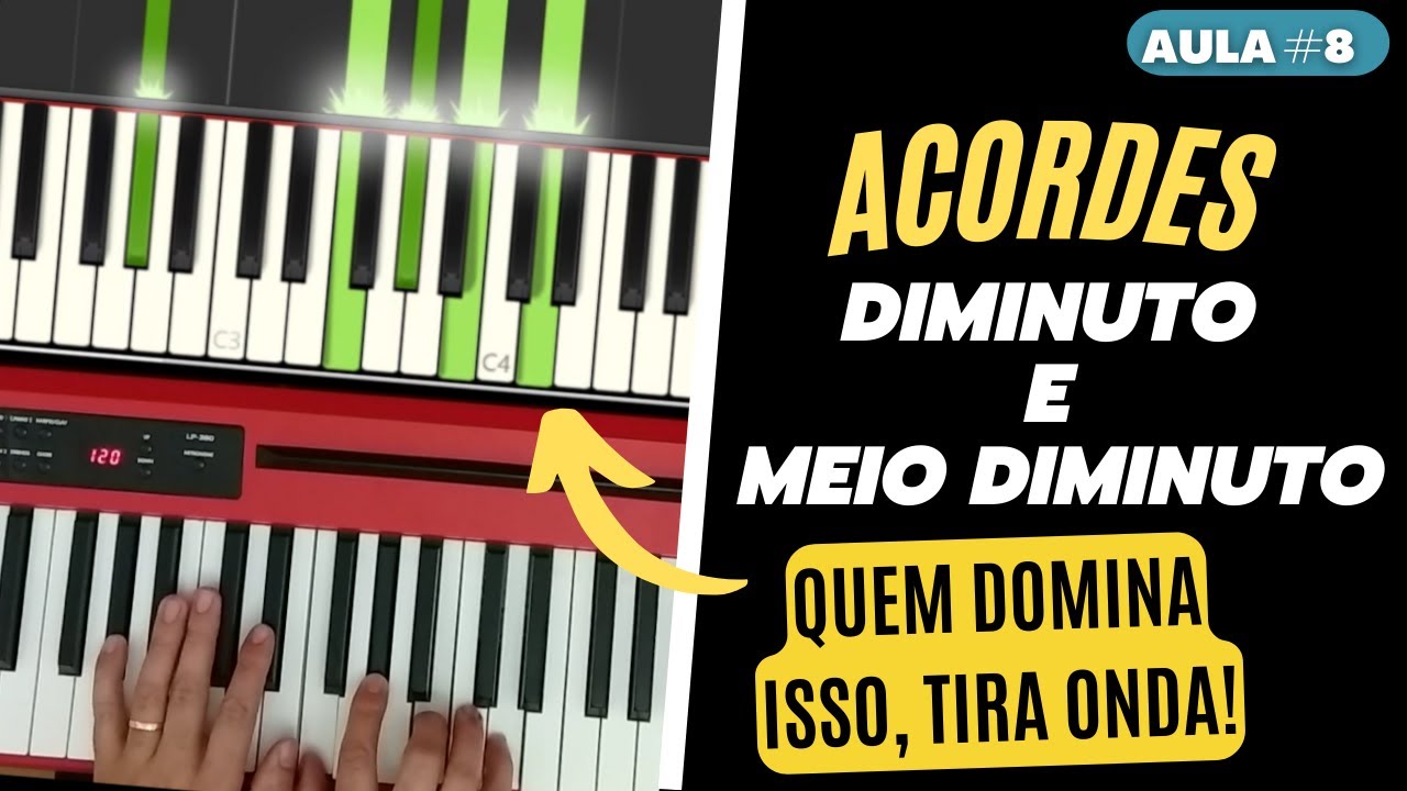 Teoria Musical: ACORDES DIMINUTOS E MEIO DIMINUTOS - YouTube