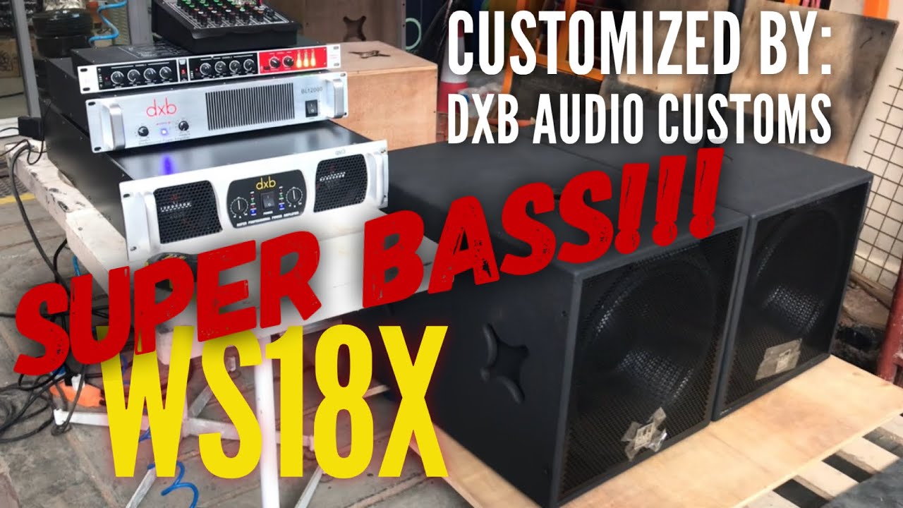 Martin audio ws18x 600w RMS dxb speaker + dxb qsr3 power Amp ...