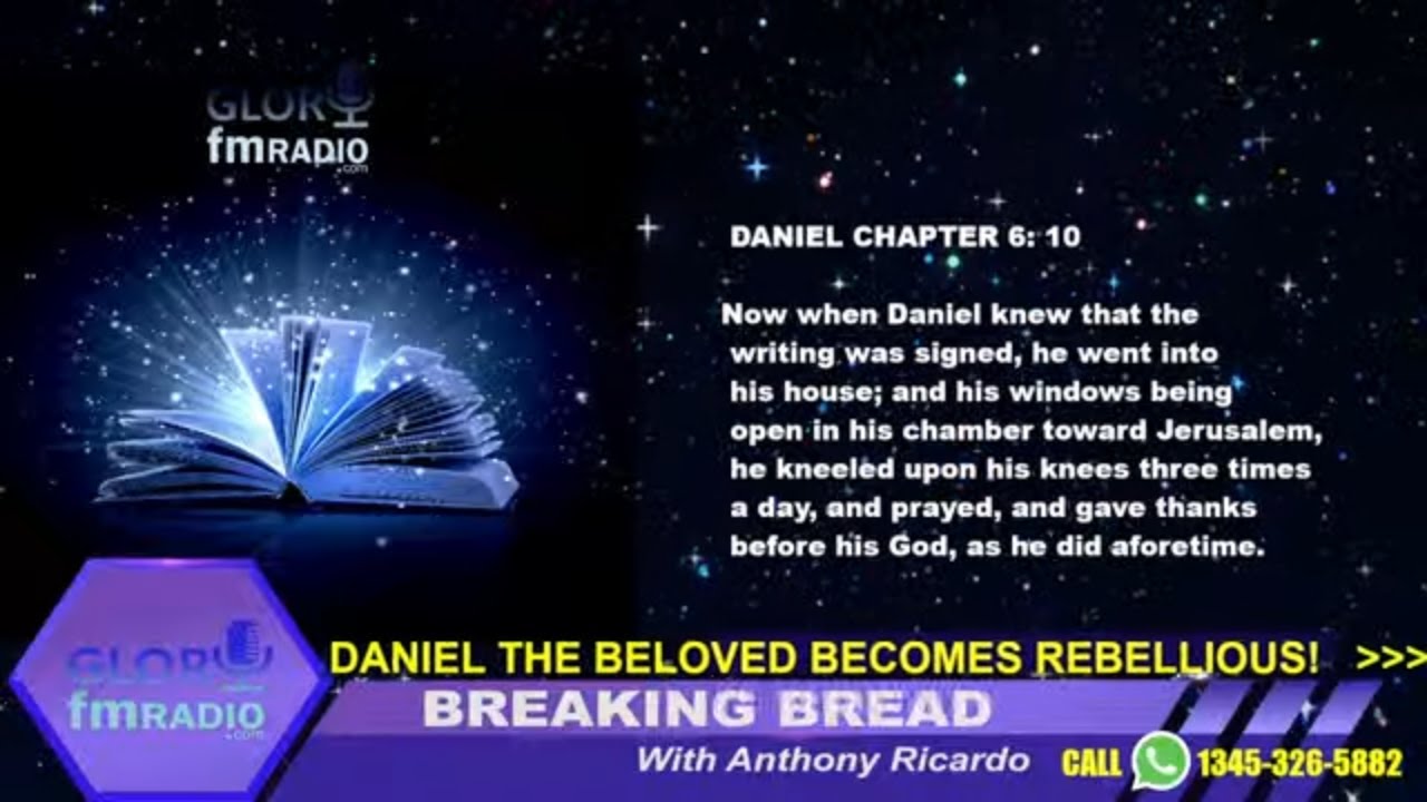 DANIEL THE BELOVED BECOMES REBELLIOUS Tue 15th Feb 2022 - YouTube