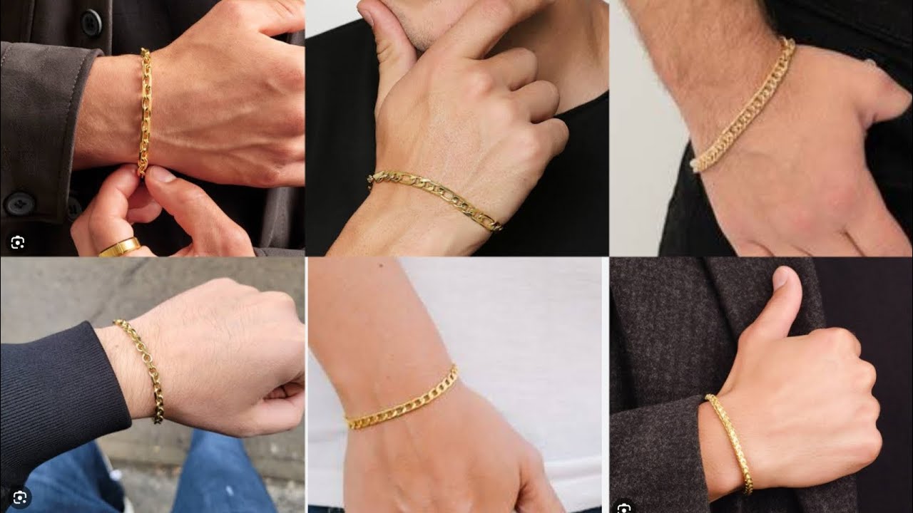 Latest Men Gold Bracelet Designs | Gents gold Bracelet designs | Gold ...