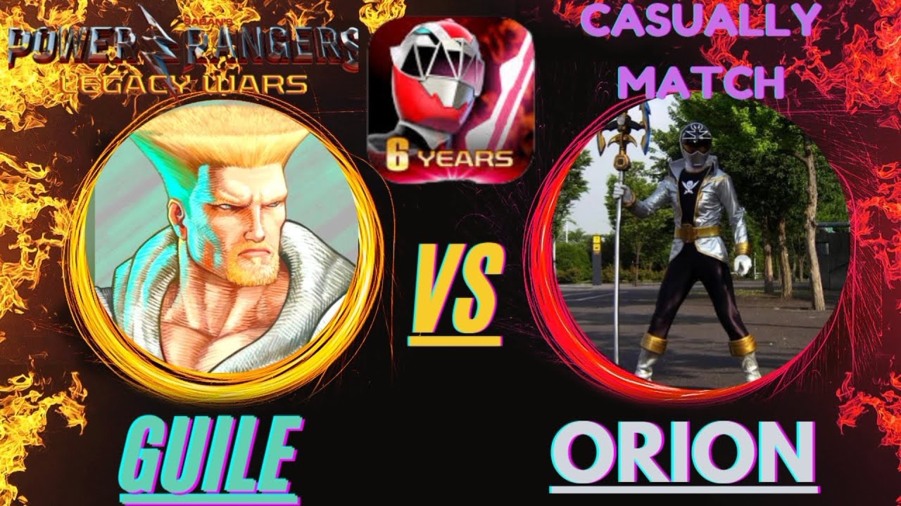 GUILE VS ORION | POWER RANGER LEGACY WARS | CASUAL MATCH | #prlw # ...