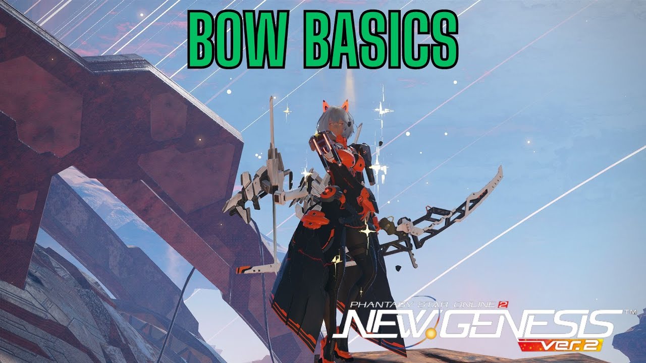 [PSO2 NGS] Class Weapon Basics (Bow) - YouTube