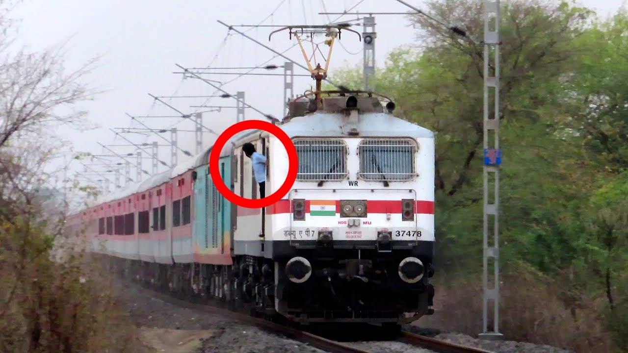 Initial Electric Locomotives Runs Of 14801 Jodhpur Indore Express Via ...