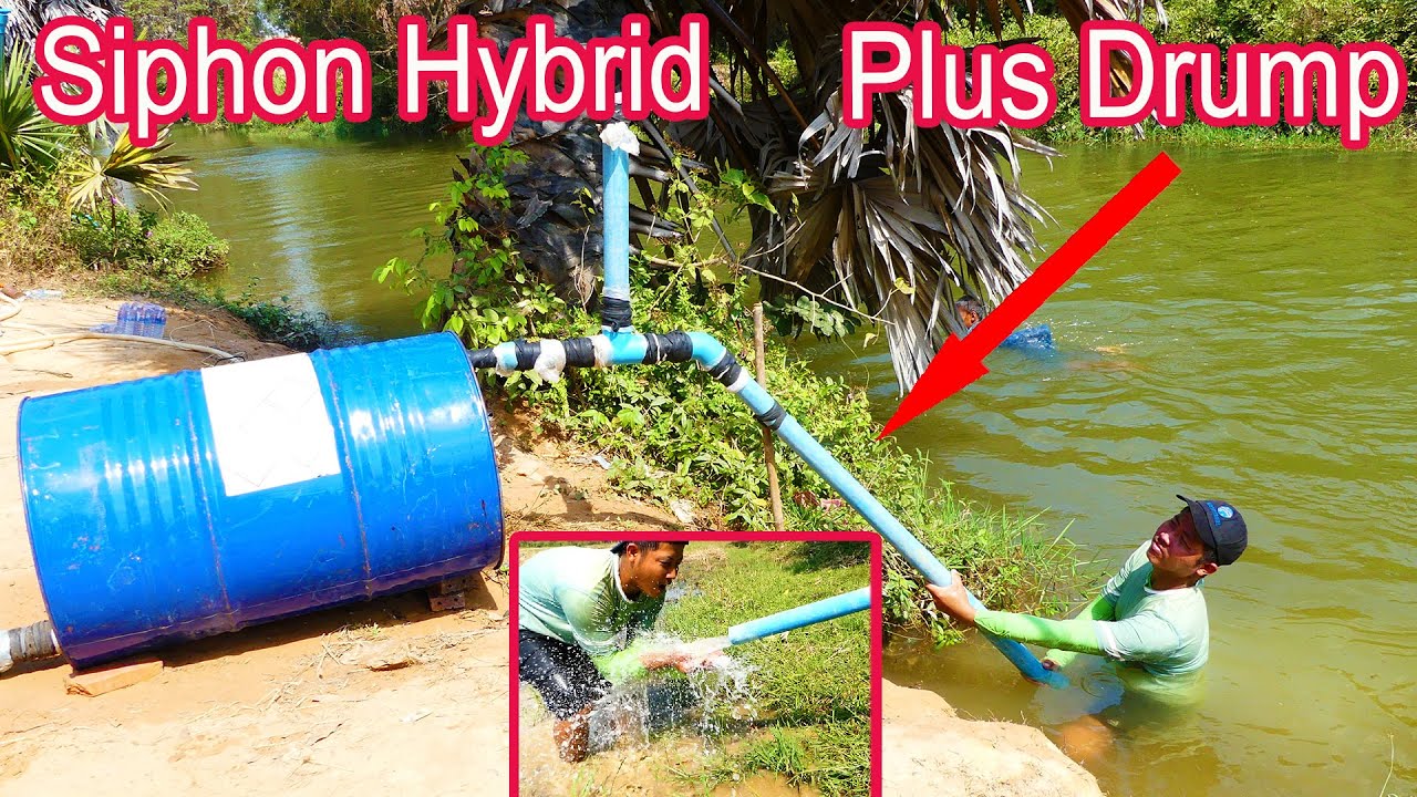 Siphon Hybrid System-Amazing Siphon + Drum Pump System Auto Water from ...