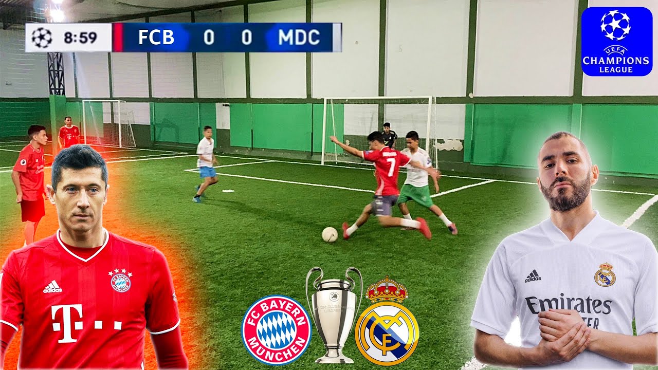 REAL MADRID vs FC BAYERN UEFA CHAMPIONS LEAGUE DESAFIOS DE FUTEBOL ...