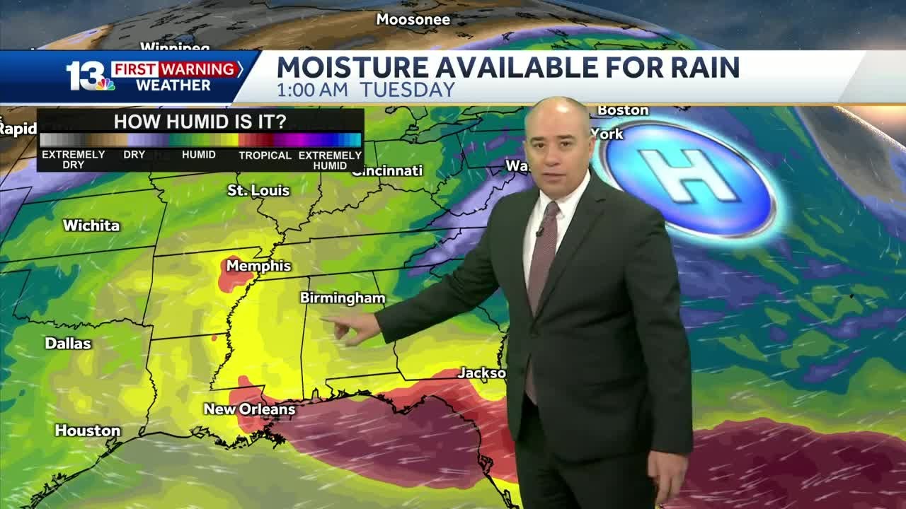 Tropical Rain? Alabama's weather stays mostly dry, but some showers are ...