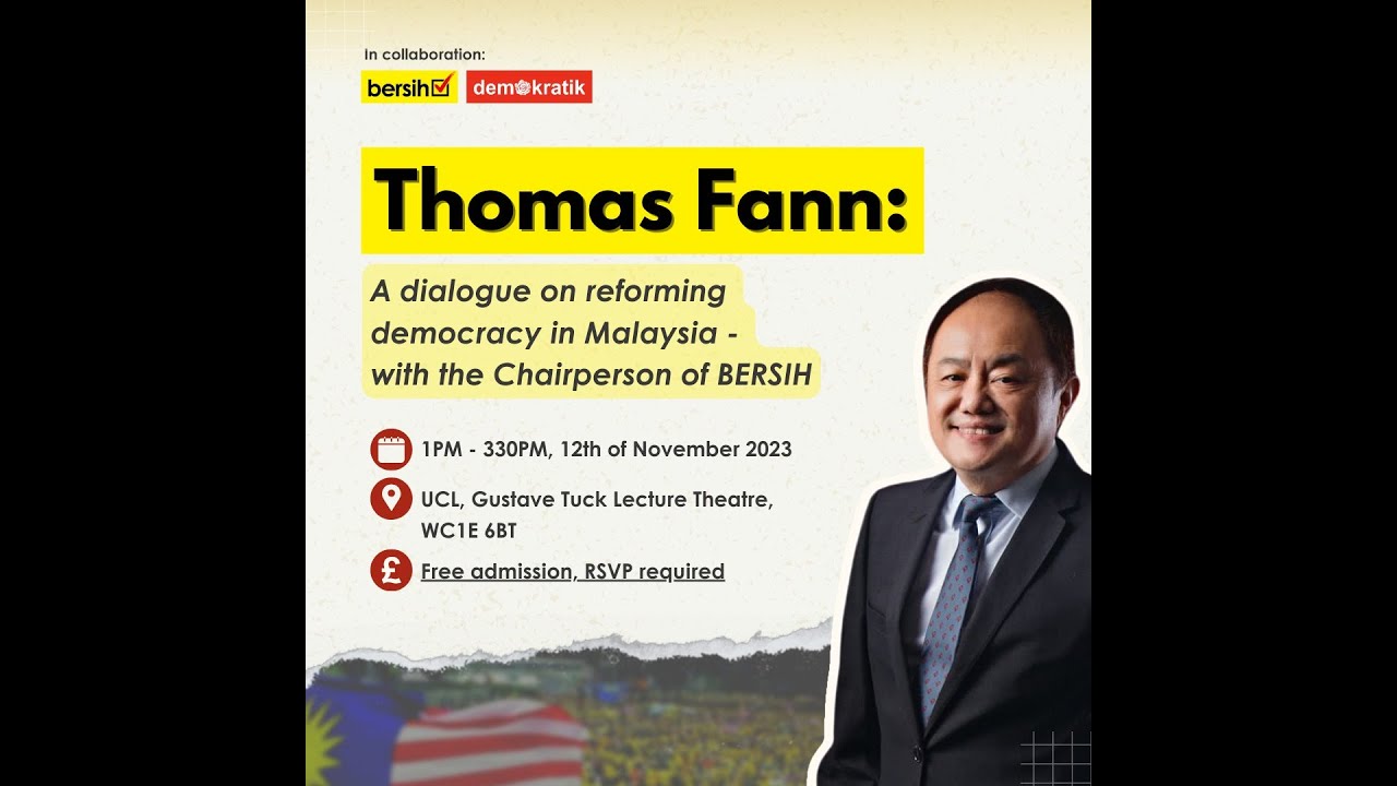 Podcast: Thomas Fann/Bersih on "A Dialogue on Reforming Democracy in ...