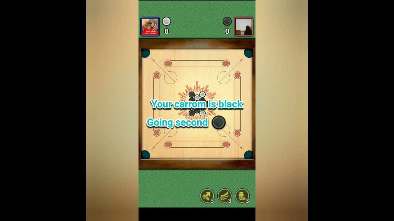 Carrom board game/ 2 players /carrom board online game ️ ️ - YouTube