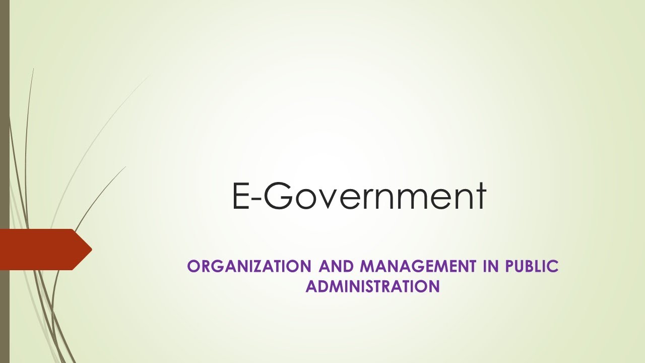 E Government - YouTube