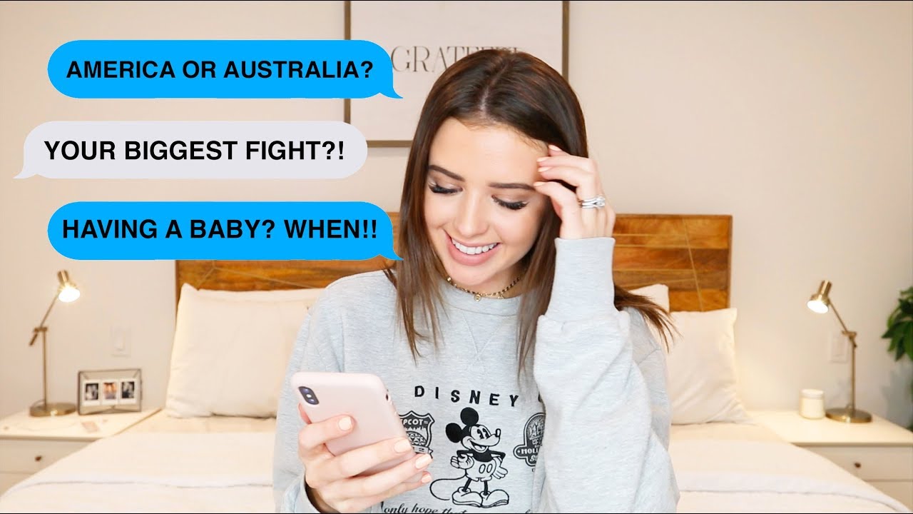 HONEST Q&A - OUR BIGGEST FIGHT, HAVING A BABY, BEING A CHRISTIAN + MORE ...
