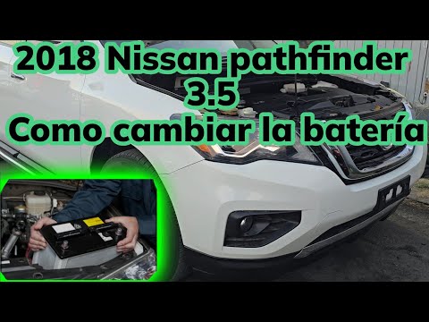 2013-2018 Nissan pathfinder 3.5 infinity Qx60 3.5 cambiar la batería ( how to replace battery)