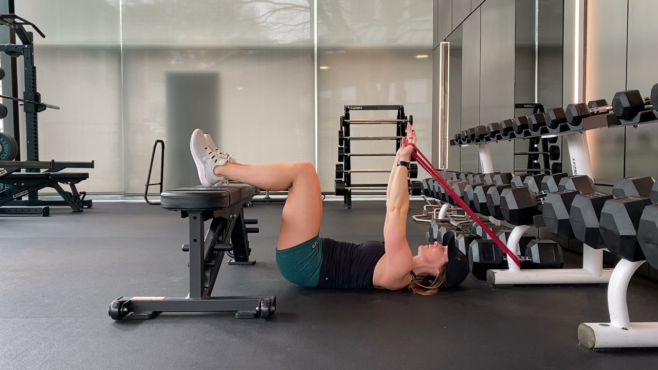Banded 90/90 Hip Lift - YouTube