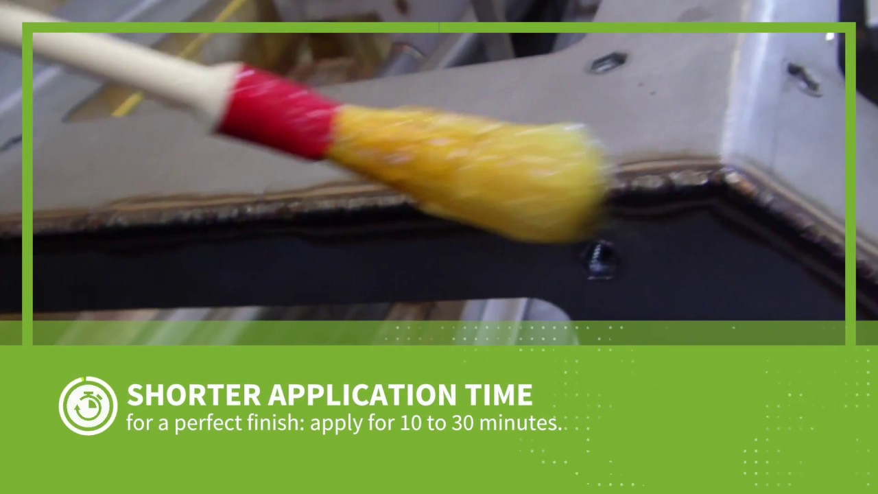 ECO Z pickling paste for stainless steel components - YouTube