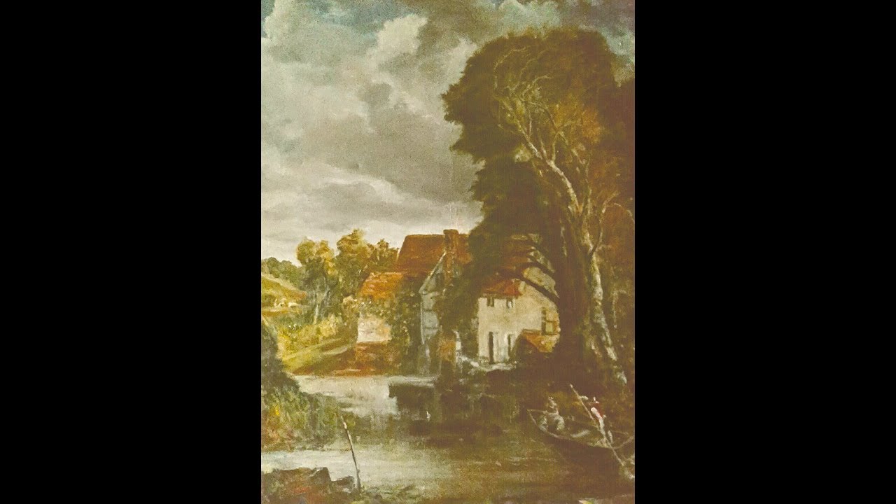 How to Oil Paint Valley Farm by John Constable part one. - YouTube