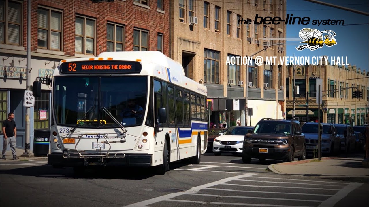 Bee-Line System: Bus Action @ Mt. Vernon City Hall (HD 60FPS) - YouTube