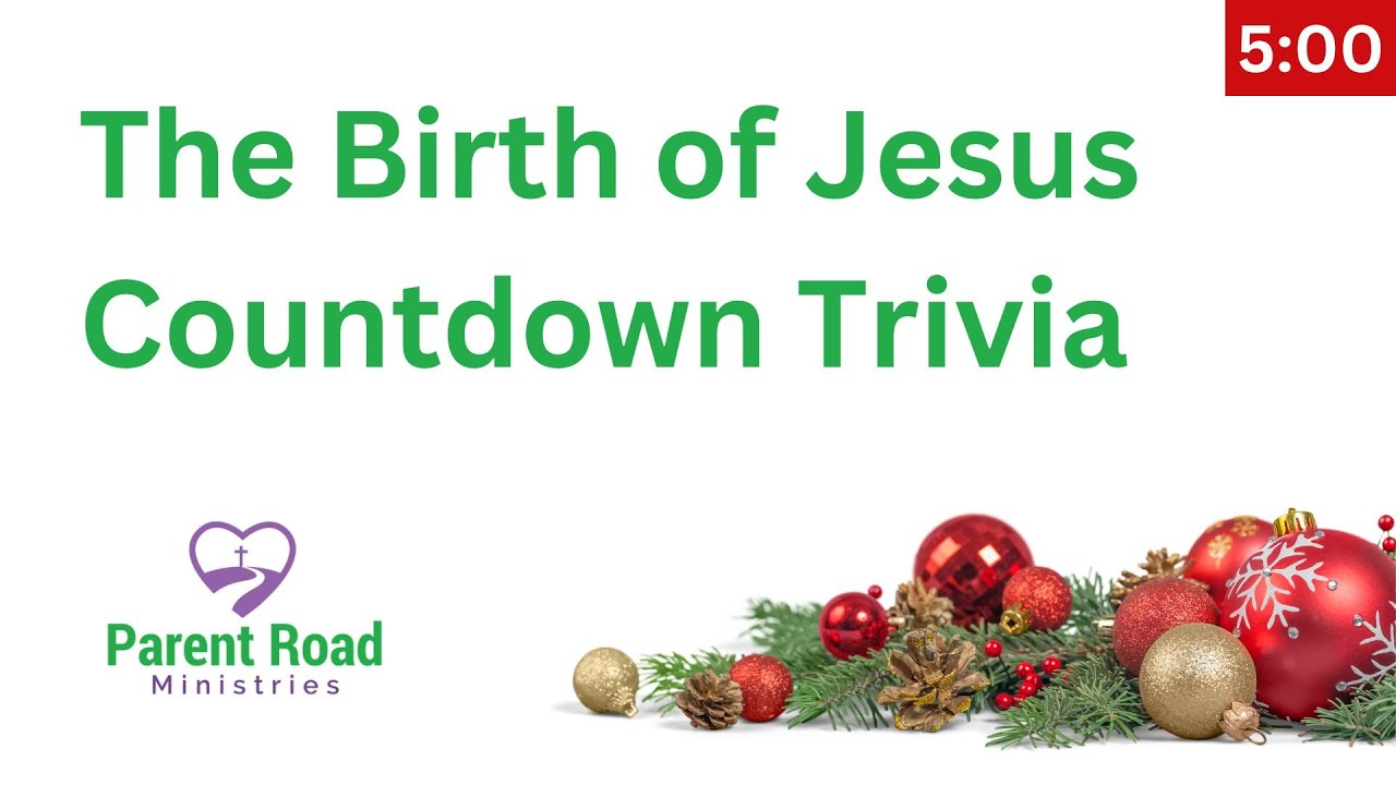 The Birth of Jesus Countdown Bible Trivia (5 min) - YouTube