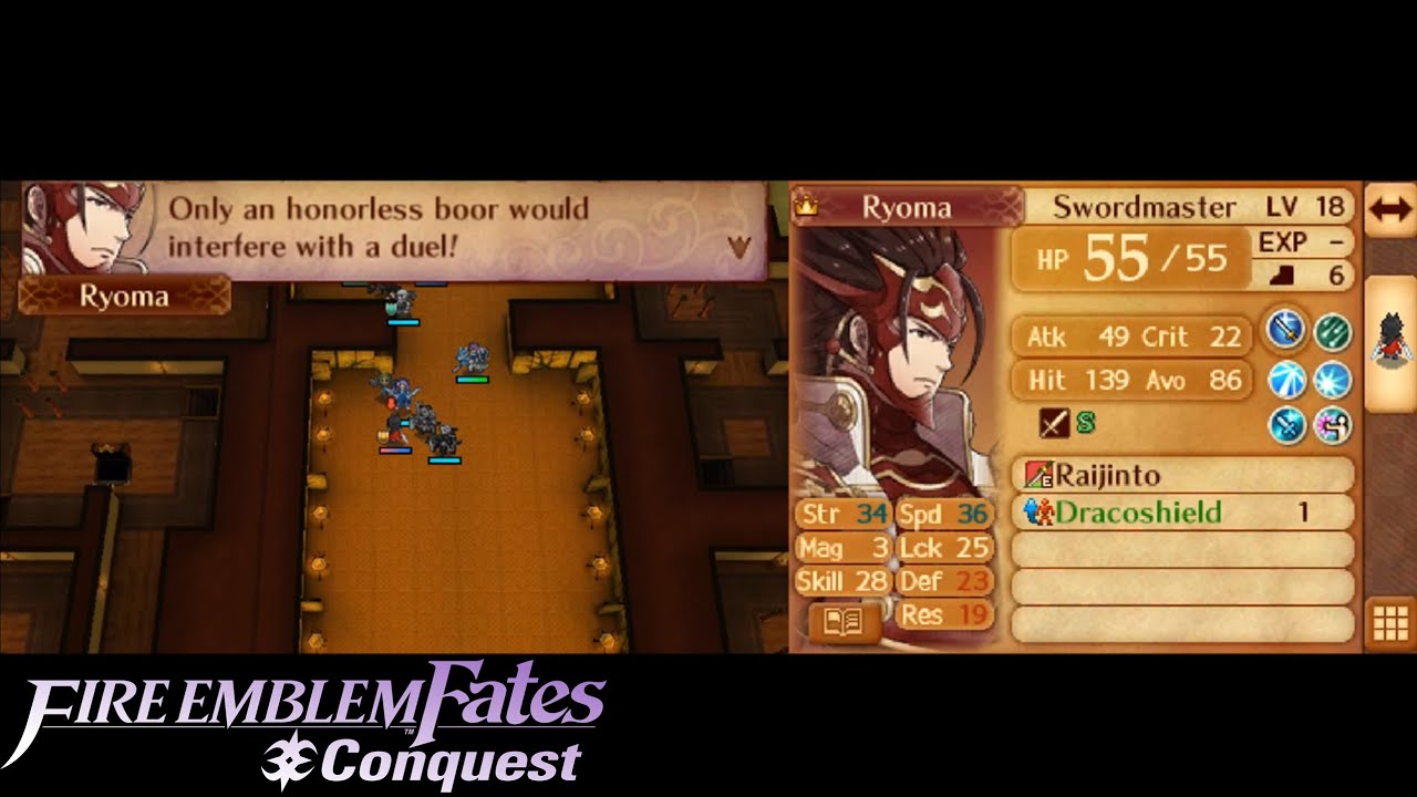 Fire Emblem Fates Conquest Lunatic Blind Chapter 25 - YouTube