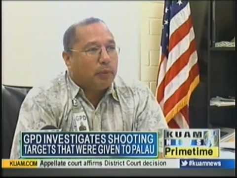 GPD shooting targets given to Palau Police Department - YouTube