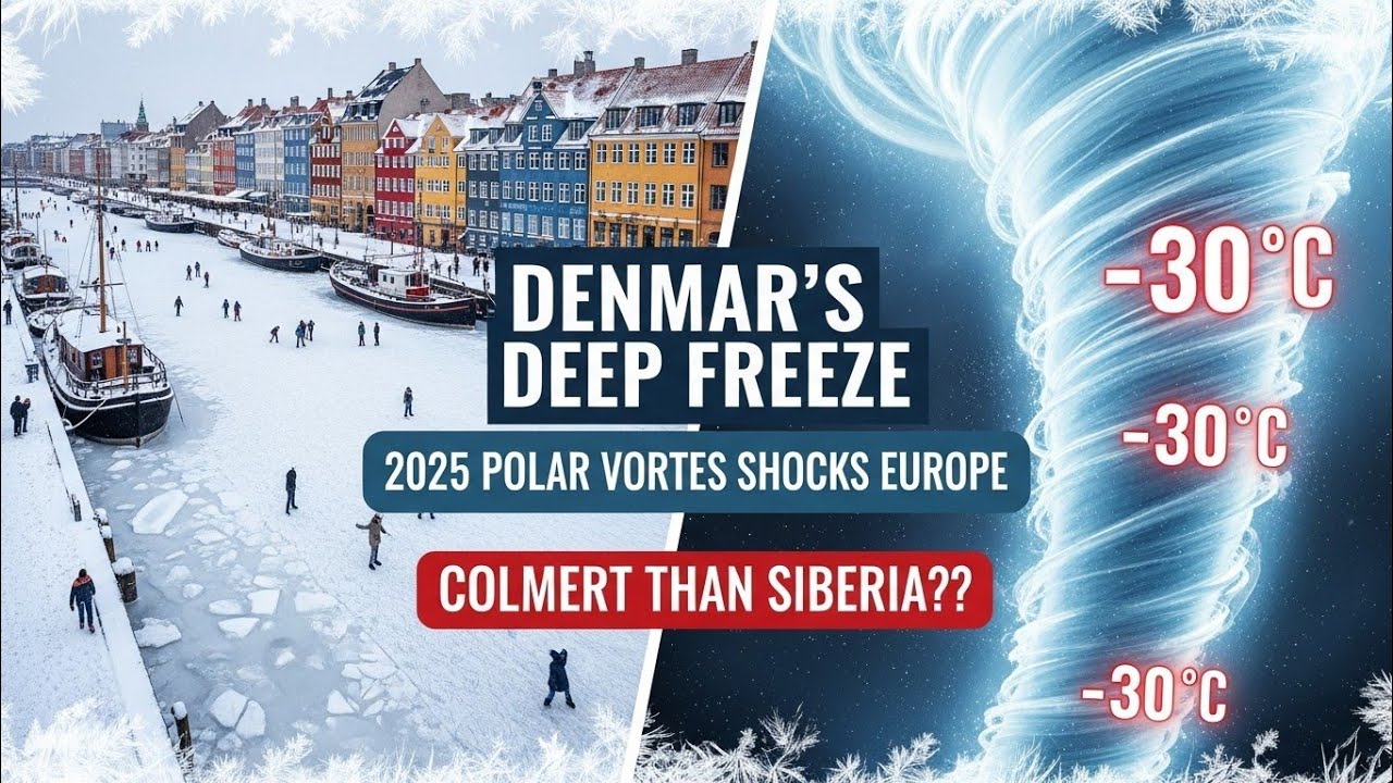 Denmark's Deep Freeze: How the 2025 Polar Vortex Changed Europe! - YouTube