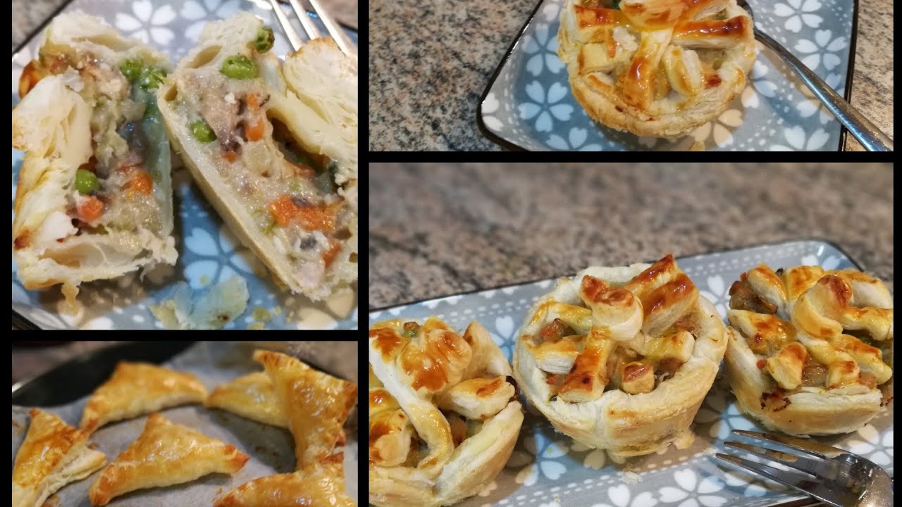 Mini Chicken Puff Pastry Pie - YouTube