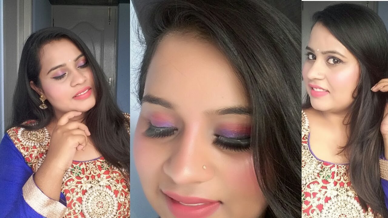 DASARA FESTIVAL MAKEUP LOOK /Kannada language - YouTube