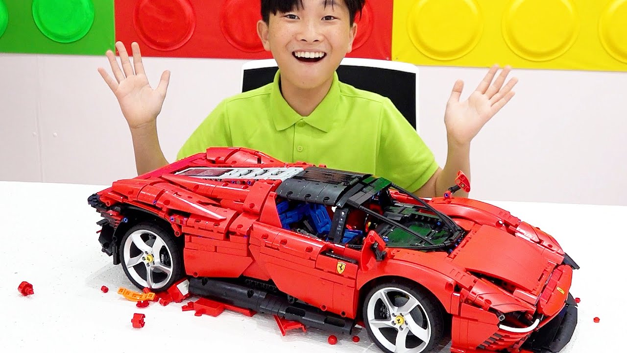 Color Block Car Toy Assembly with Game Play - Lego Technic for Kids ...