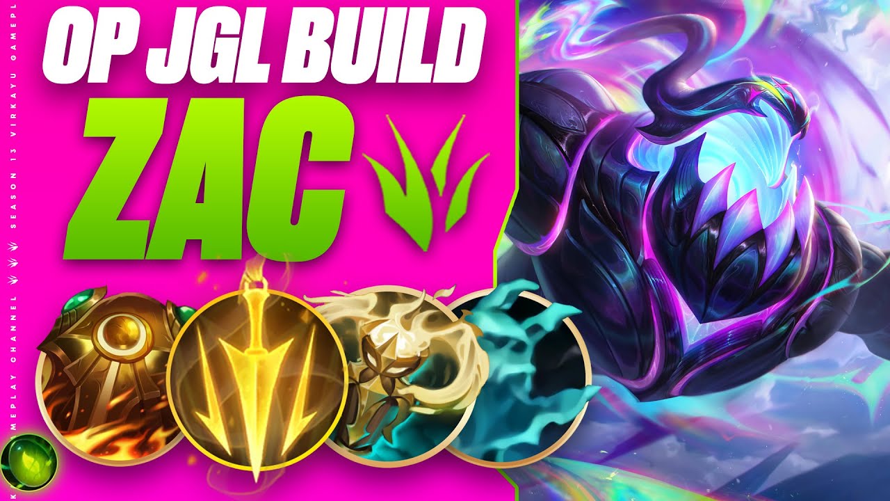 Why You Should Play ZAC JUNGLE Like A FARMING JUNGLER! 🍀 (71% KP and ...