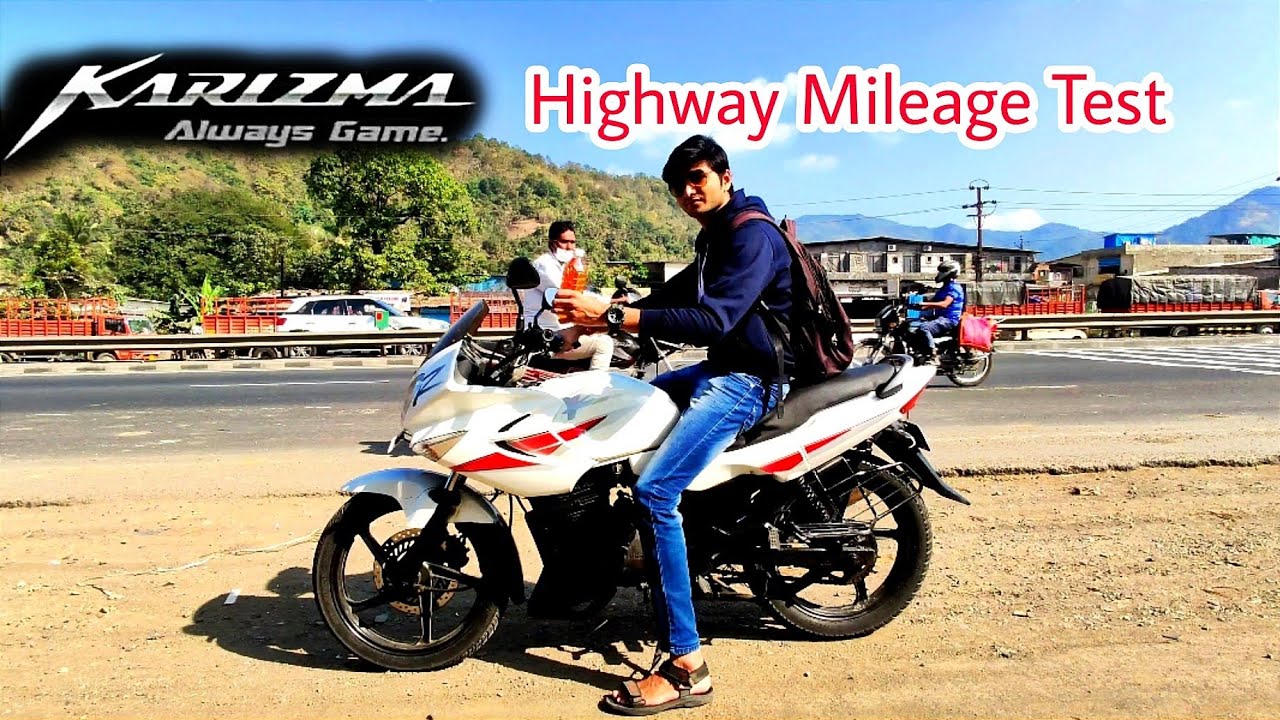 Karizma R Mileage Test || Highway mileage test || Hero Honda - YouTube