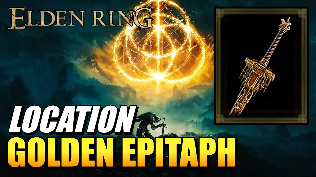Elden Ring - Golden Epitaph Location (Straight Sword) - YouTube