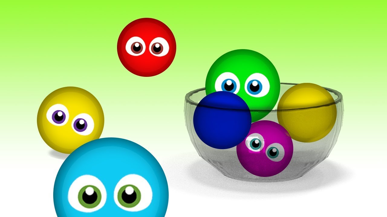 Learn Colors with Color Ball Collection | Colored Balls for Kids ...