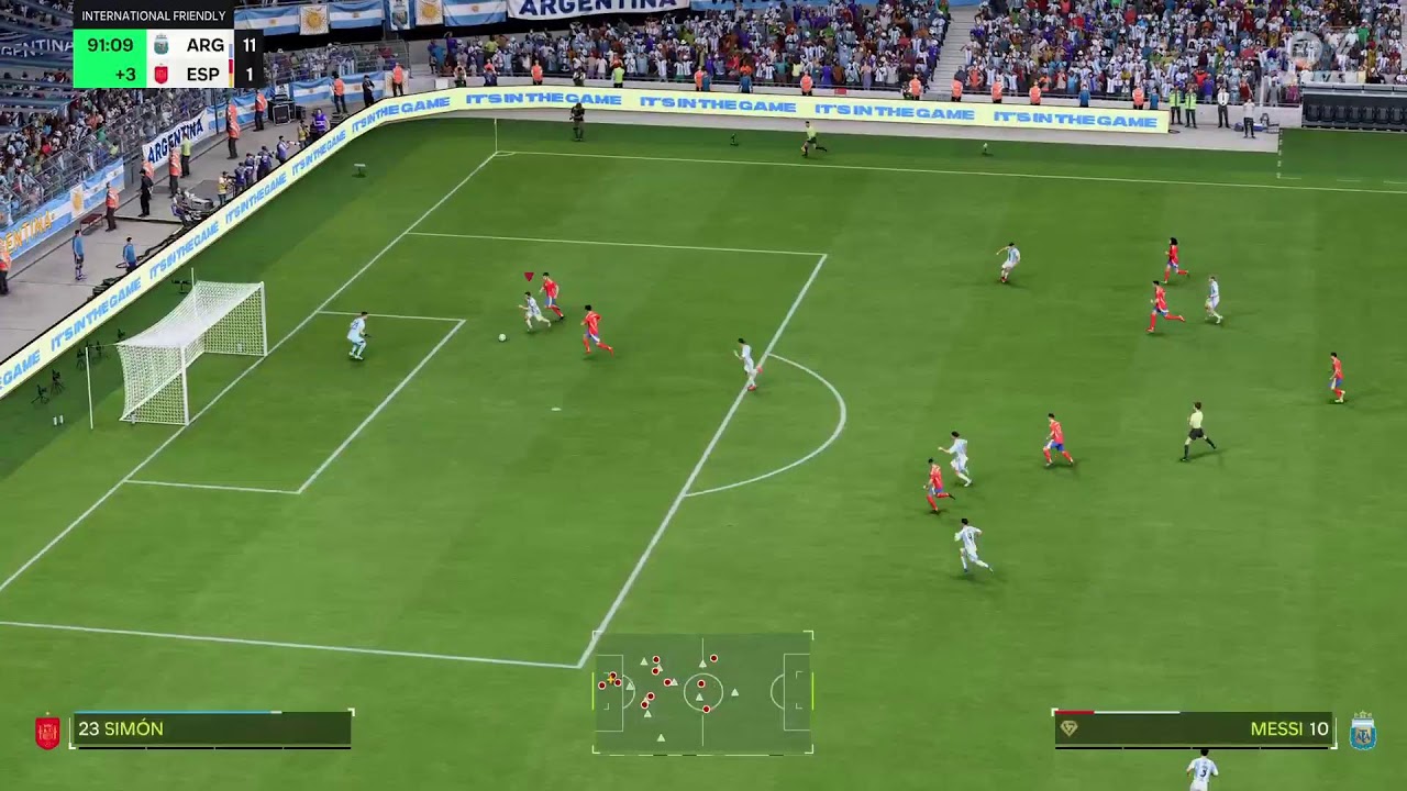 Argentina Vs Spain | classic soccer match | best football match - YouTube