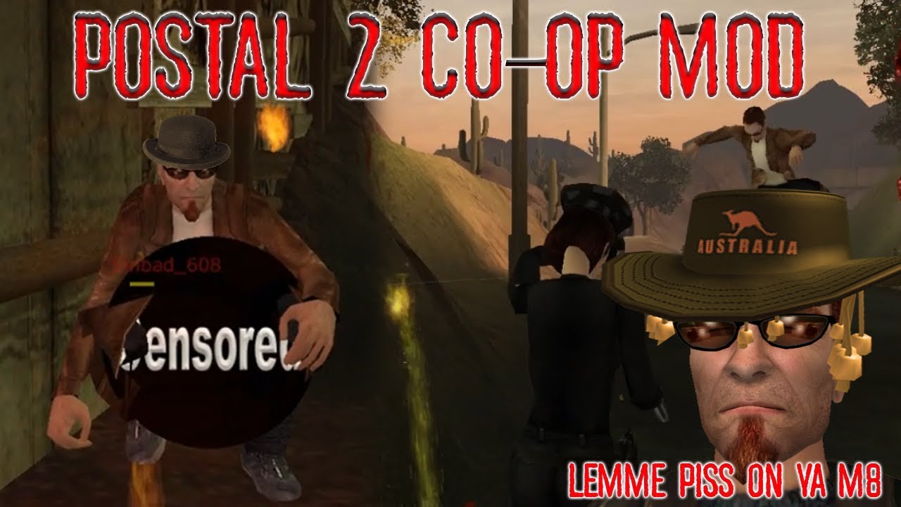 An Aussie & a Brit play Postal 2 Co Op Mod - YouTube