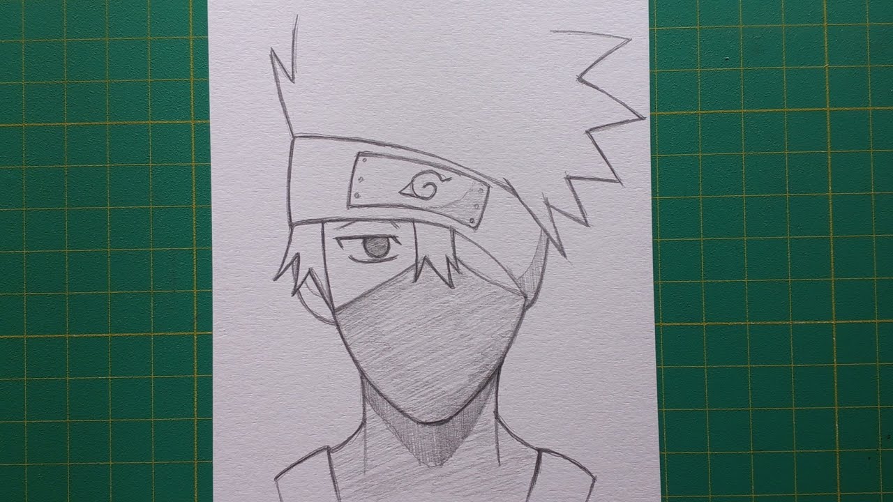 Easy to draw | How to draw kid Kakashi step by step | Naruto Shippuden ...