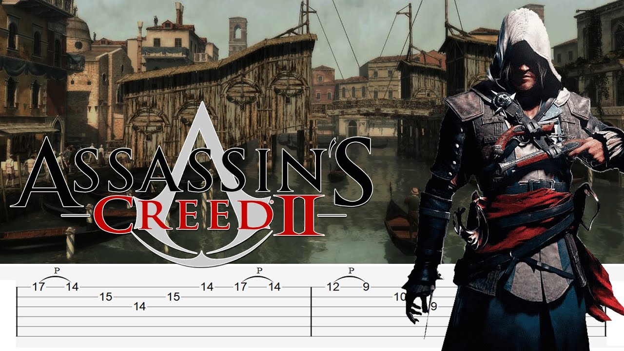 Assassin's Creed II Ezio's Family Theme Lesson Tab - YouTube