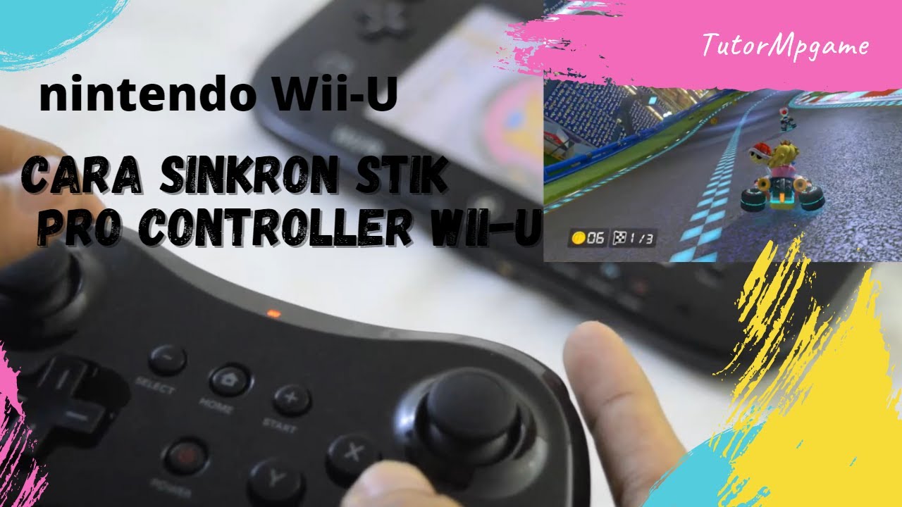 Cara Sinkron Stik Pro Controller Wii-U - YouTube