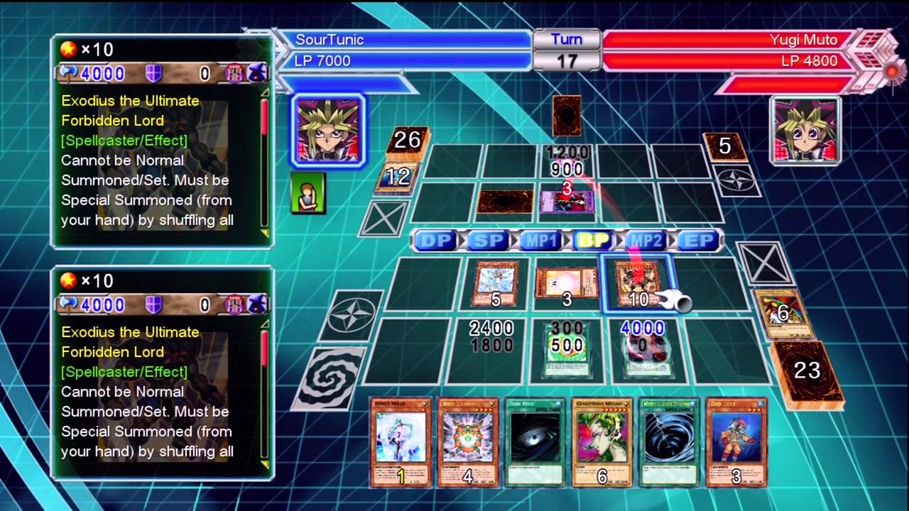 Yugioh MD (Millennium Duels) Instant Win Deck: Exodius - YouTube