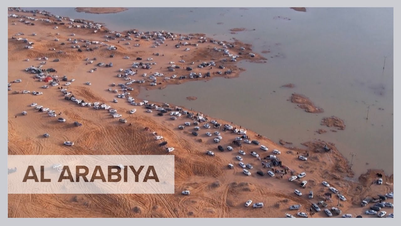 Heavy rainfall creates makeshift lakes in Saudi Arabia, draws jet ...