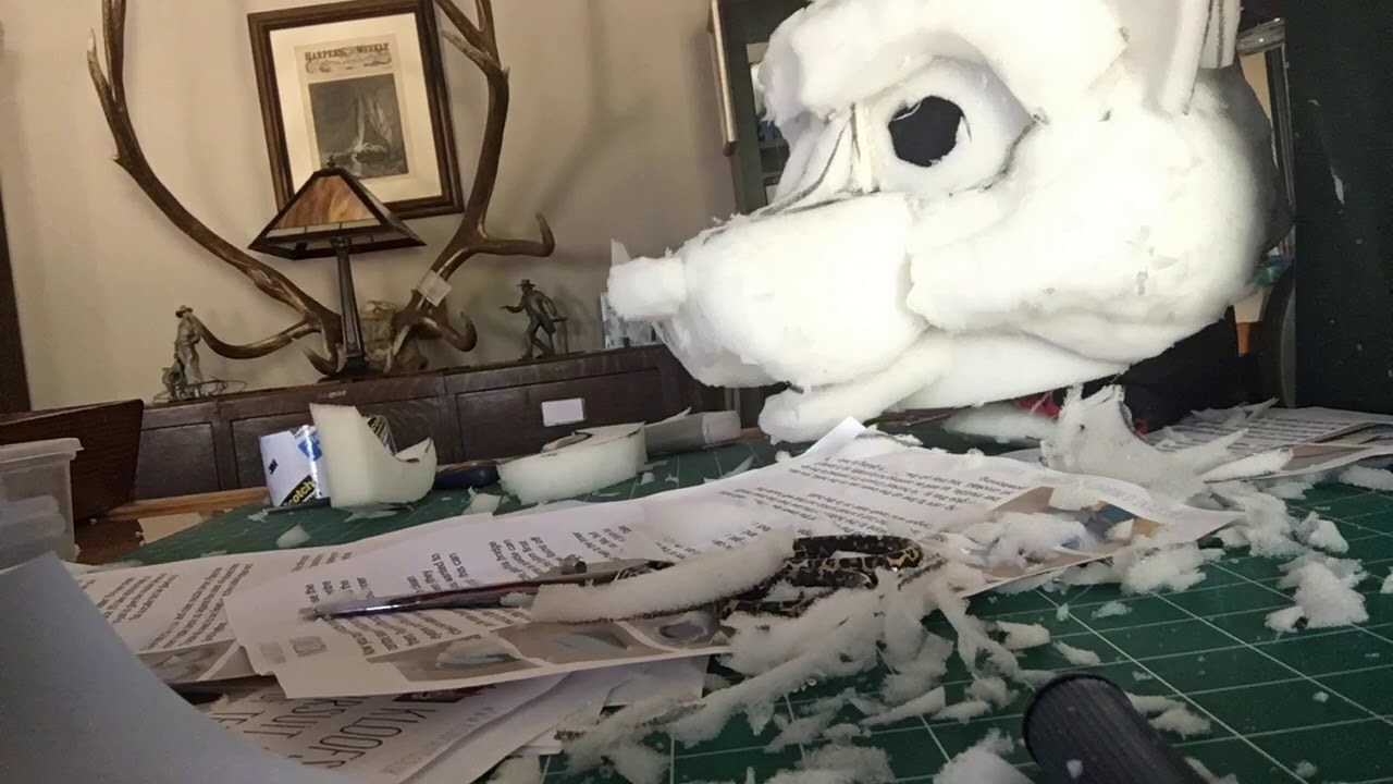 Fursuit making part 4 - YouTube