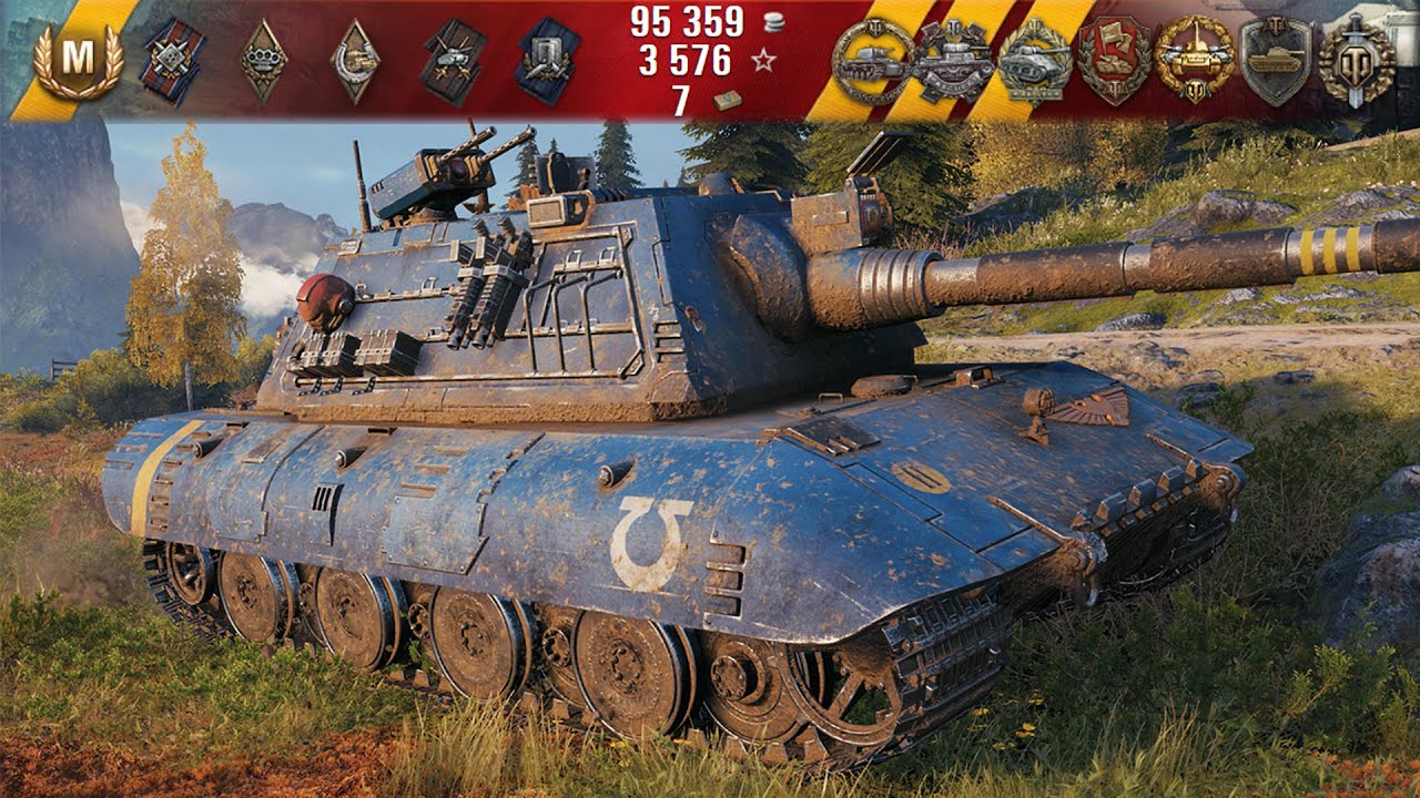 E 100 • The Derp Gun Earns the Kolobanov's Medal • World of Tanks - YouTube