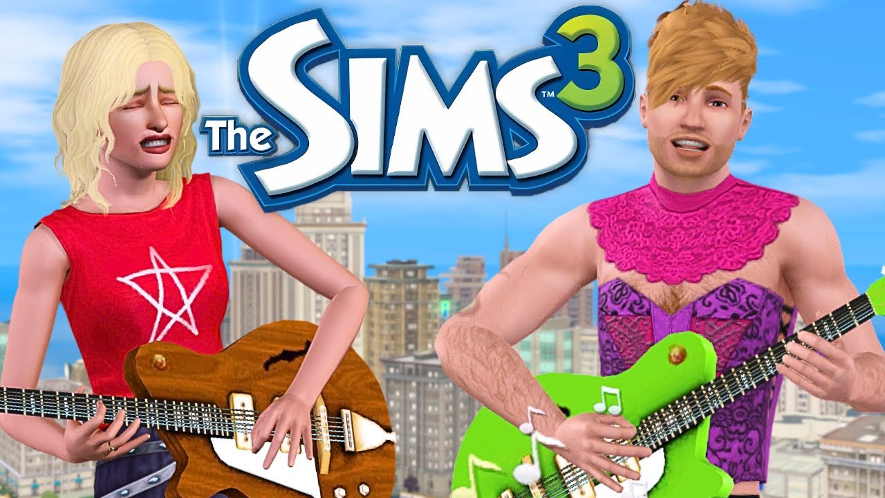 Starting a famous rock band in The Sims 3 - YouTube